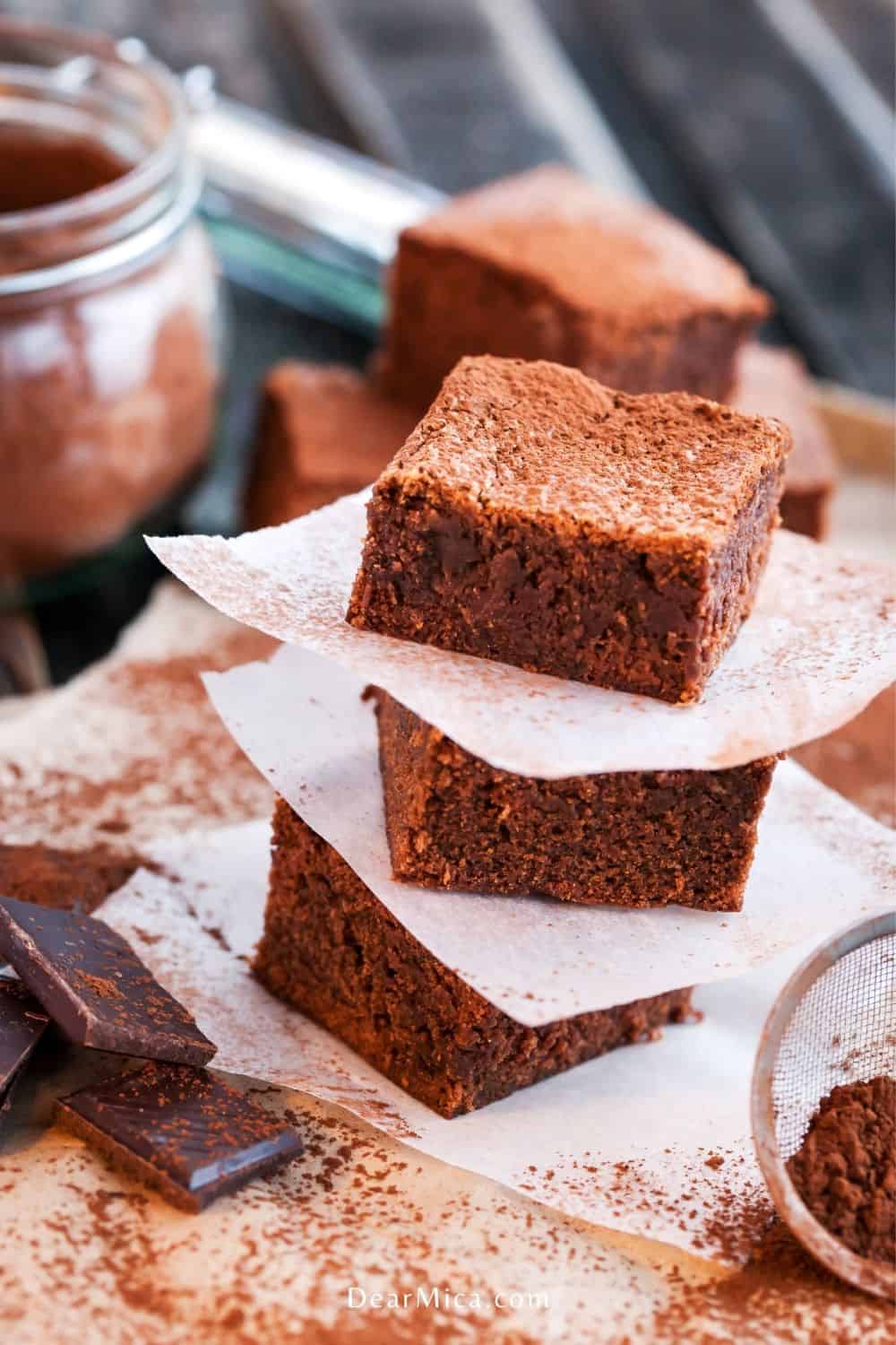 Flourless Brownies - Dear Mica