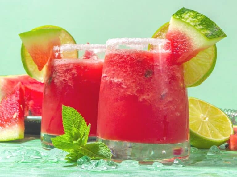 Keto Jalapeño Watermelon Margarita - Dear Mica